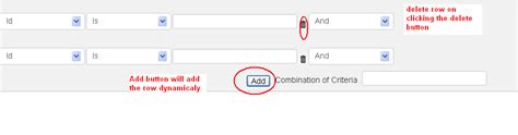 javascript dynamically adding and deleting table rows yii framework