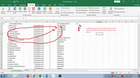 excel copy the reference number of one column into