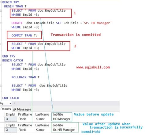 sql rollback transactions sql skull