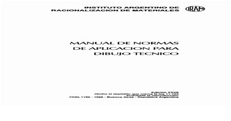 Normas Iram Para Dibujo Técnico [download Pdf]