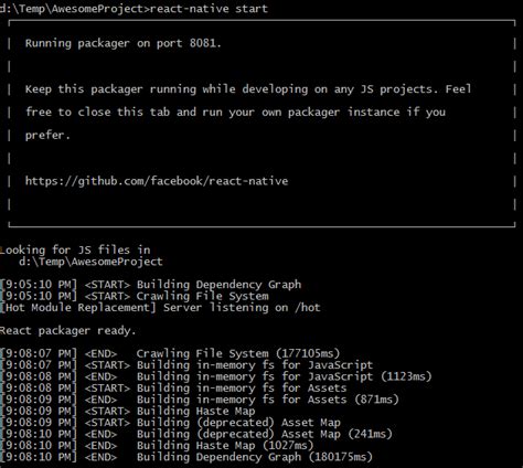 android dev server returned error code 403 react native