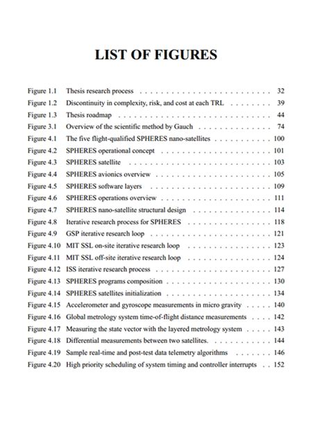 thesis table of contents writing help outline format