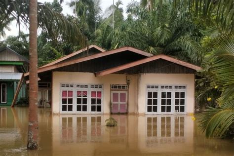 Hujan Deras Landa Aceh Jaya Tujuh Desa Tergenang Banjir Antara News Aceh