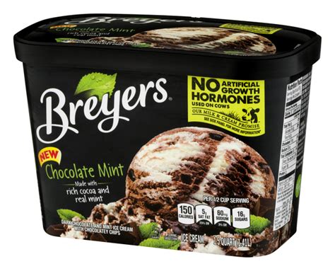 Breyers Mint Chocolate Chip Ice Cream