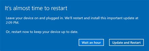 windows 10 it s almost time to restart how to avoid the restart