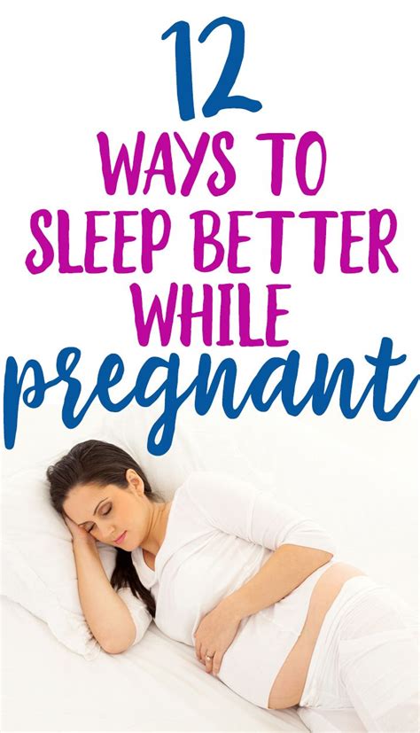 12 Ways To Actually Get Some Sleep While Pregnant Sleep While