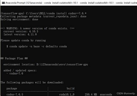 tensorflow安装步骤（gpu版本，anaconda环境下，windows10） python3 8安装tensorflow gpu版本