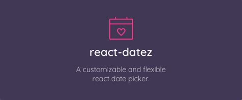 date picker react js examples
