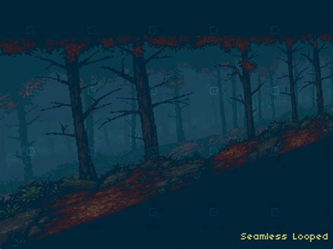 mystery forest parallax background