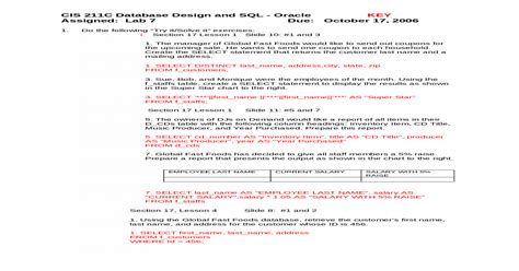 oracle midterm exam answers