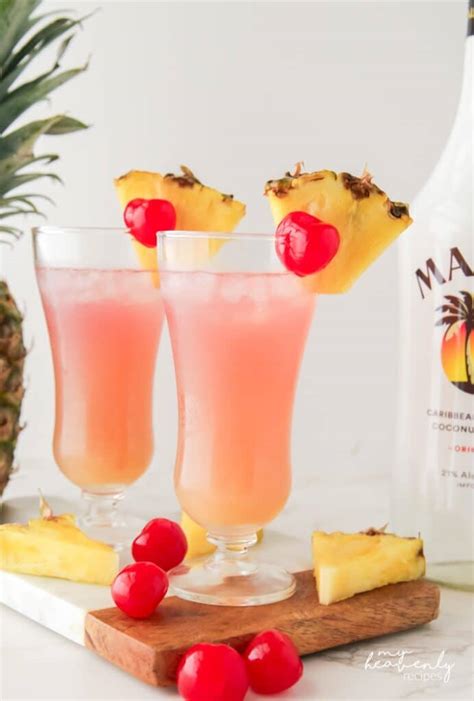 Malibu Bay Breeze Cocktail Recipe My Heavenly Recipes