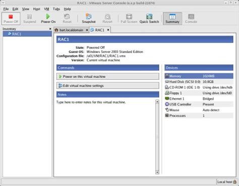 [oracle][vmware] oracle 10g rac on windows 2003