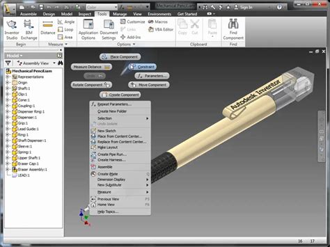 inventor 2012 interface enhancements youtube