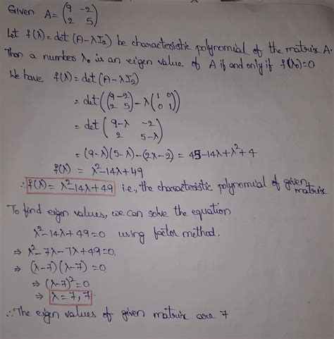 [solved] 1 5 points compute the characteristic polynomial and