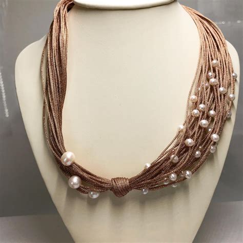 Cultured Freshwater Pearl Multi Strand Necklace