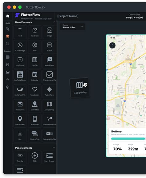 flutterflow build native apps visually
