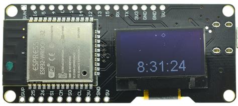 esp32 wemos oled clock demo arduino wiki
