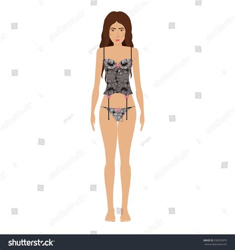 Woman Sexy Lingerie Icon Stock Vector Royalty Free 530559079