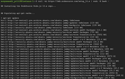 how to install node js on ubuntu 22 04 lts