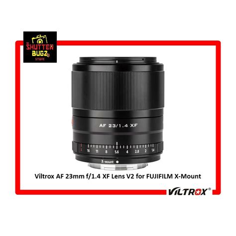 Viltrox Af 23mm F 1 4 Xf Lens V2 For Fujifilm X Mount Shopee Malaysia
