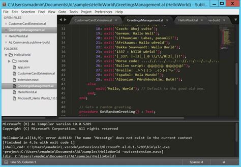 get the modern development experience in sublime text