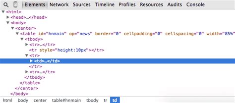 working with chrome developer tools