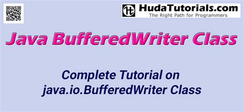 java bufferedwriter class