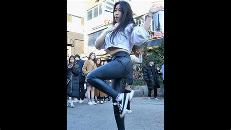 170225 댄스팀 엑스나인틴 연지 X Nineteen I Like That 씨스타 홍대 거리공연 직캠 By