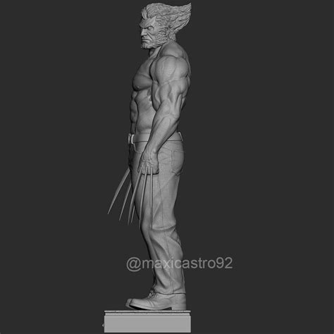 Logan Collectible Fan Art Wolverine 3d Model 3d Printable Cgtrader