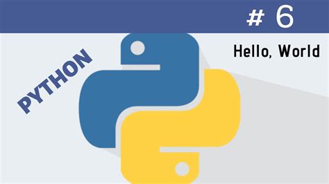 python for beginners 6 demo hello world youtube