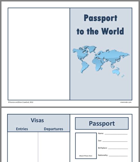 11 Free Passport Templates Word Excel Pdf Formats – Artofit