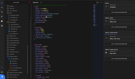 code editor custom features with react based editor