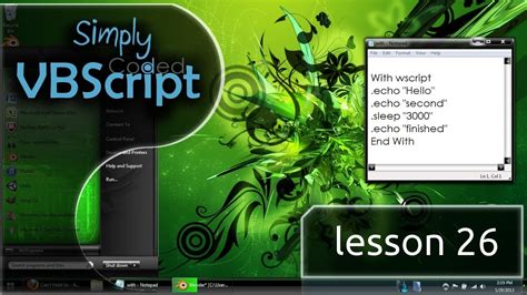 vbscript basics part 26 with command youtube