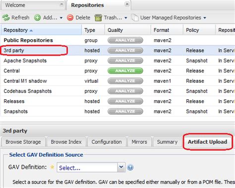 11 1 maven repository management using nexus — terasoluna server