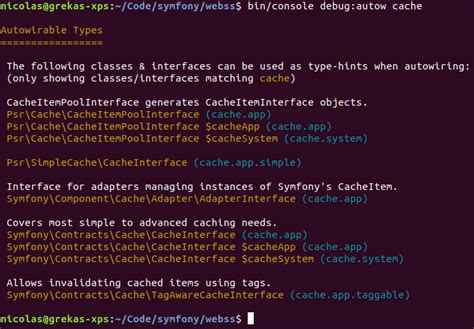 new in symfony 4 2 better autowiring debug symfony blog
