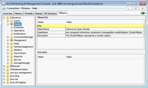 using jmx to manage oracle coherence