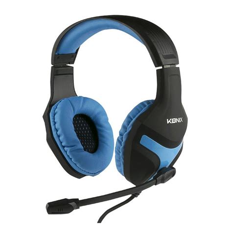 Casque Micro Gaming Konix Ps4 Mythics Noir And Bleu