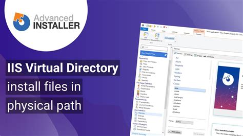 iis virtual directory install files in physical path youtube