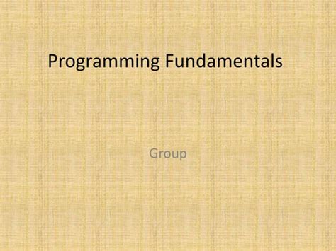 object oriented programming concepts