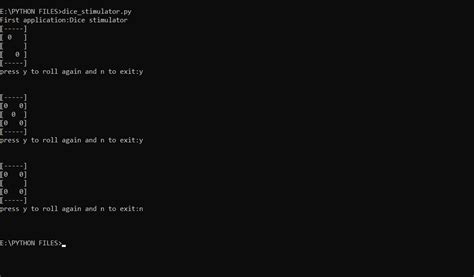 dice rolling simulator using python random geeksforgeeks