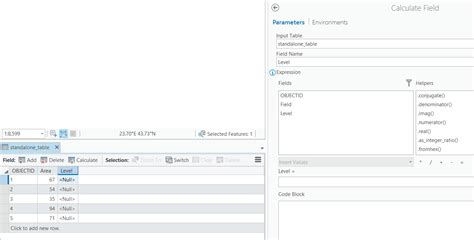 python parser field calculator extract single cell based on it s