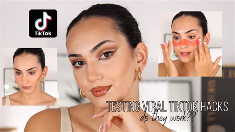 Testing Viral Tiktok Makeup Hacks Youtube