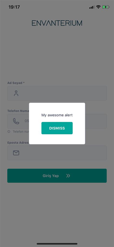 custom alert in react native using context api by meriç melike yılmaz