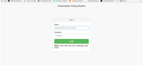 automated voting system in php with source code source code and projects