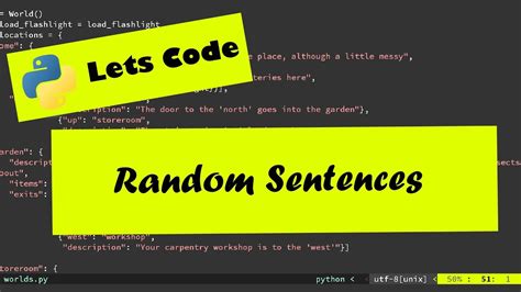 playful python generating random sentences youtube