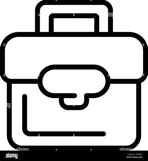 Liability Briefcase Icon Outline Liability Briefcase Vector Icon For