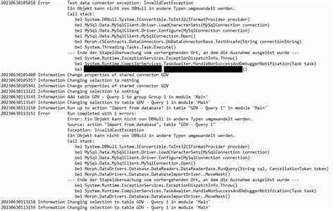 problem connecting to mariadb support easymorph community data