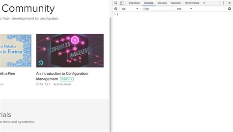 how to use the javascript developer console digitalocean