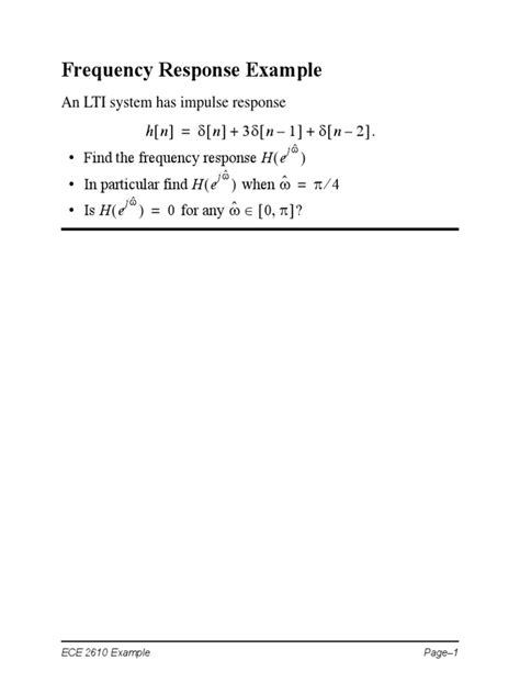 frequency response example hn he he he pdf