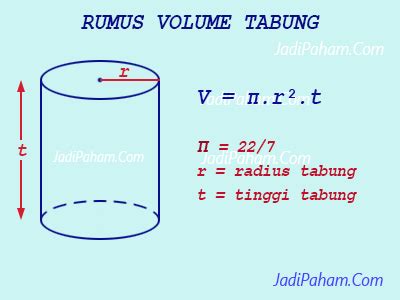 cara menghitung volume tabung dan luas permukaannya pulpent com riset